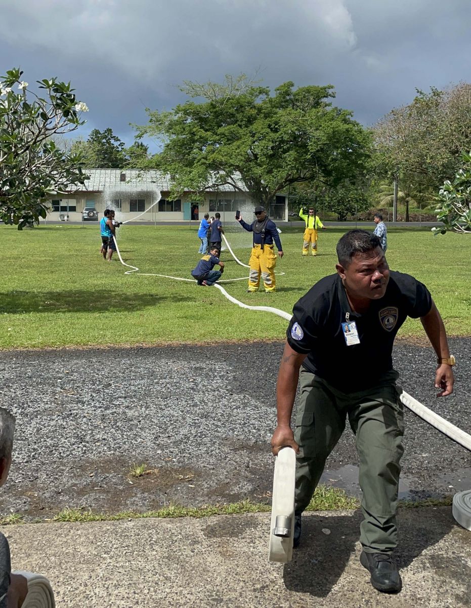 COM-FSM: ARFF Facilitates Basic Fire Fighting Training at National Campus