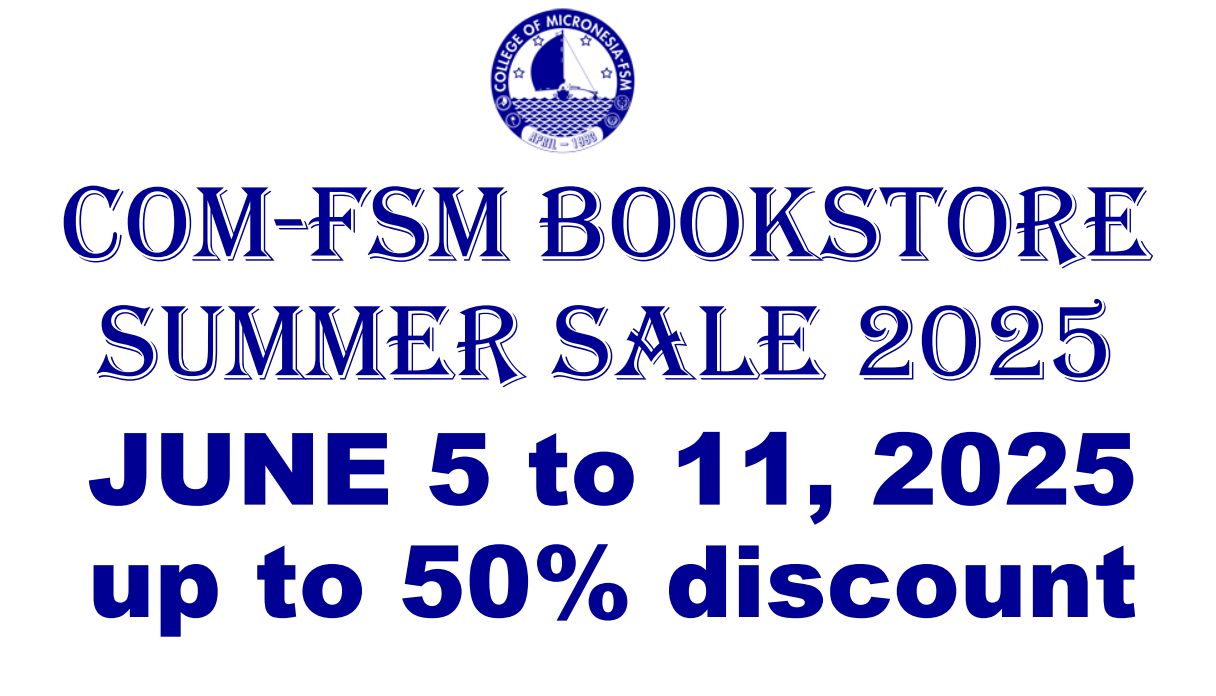COM-FSM: Bookstore Student's Charge Week Summer 2025